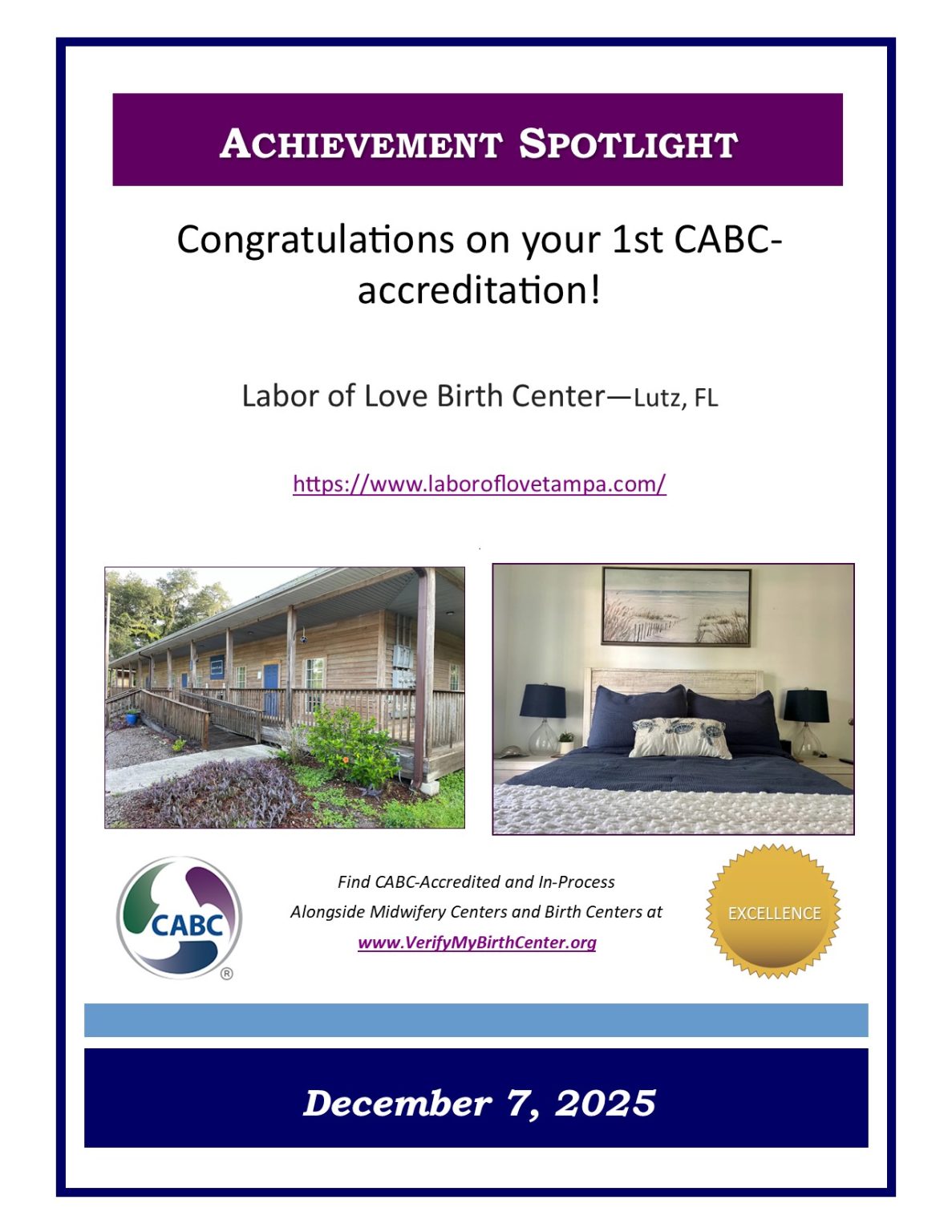 Labor of Love Birth Center accredited! - Commission for the ...